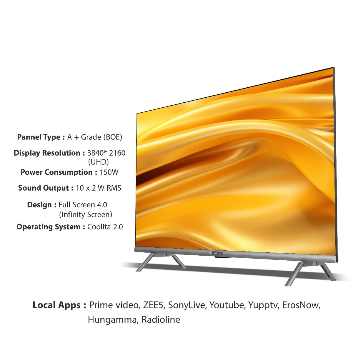 METZ 138 cm (55 Inch) 4K UHD Smart TV 55MTD4050 – METZ INDIA